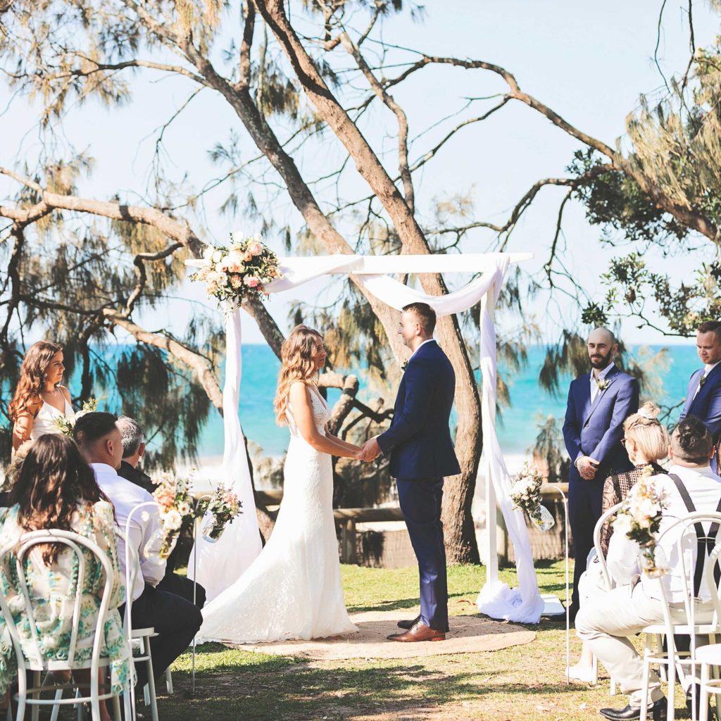 White Flatbase 2 Post Arch - Blush Weddings & Events