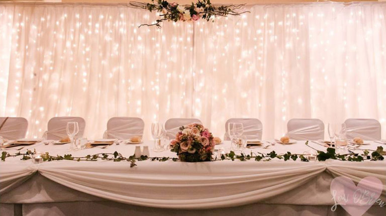 Fairy Light Backdrop - Blush Weddings & Events