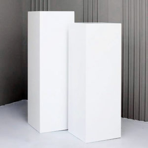 Plinth - White Acrylic - Blush Weddings & Events