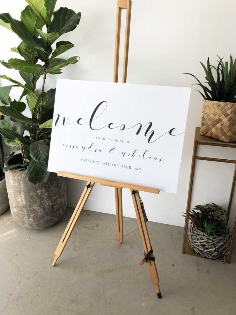Corflute Sign - Blush Weddings & Events